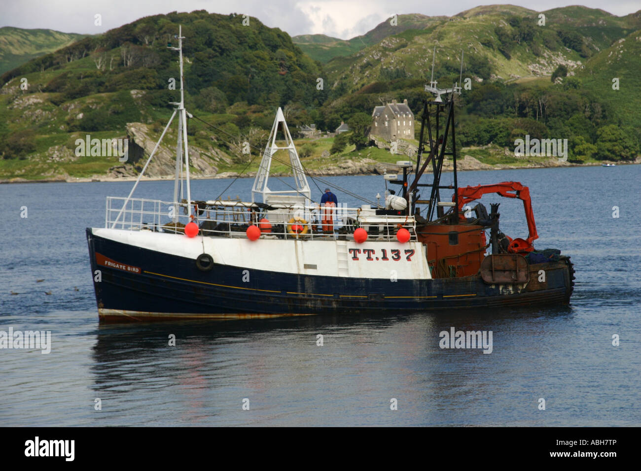 Fishing Boat Crinan Argyll Stock Photo - Alamy