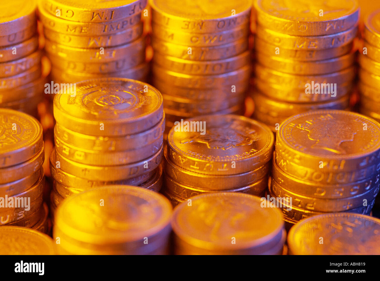 Stack of english money hi-res stock photography and images - Alamy
