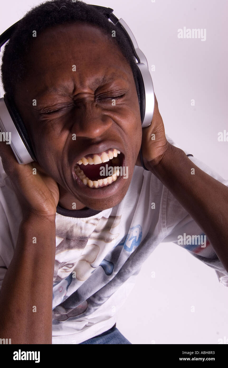 Black Person Screaming