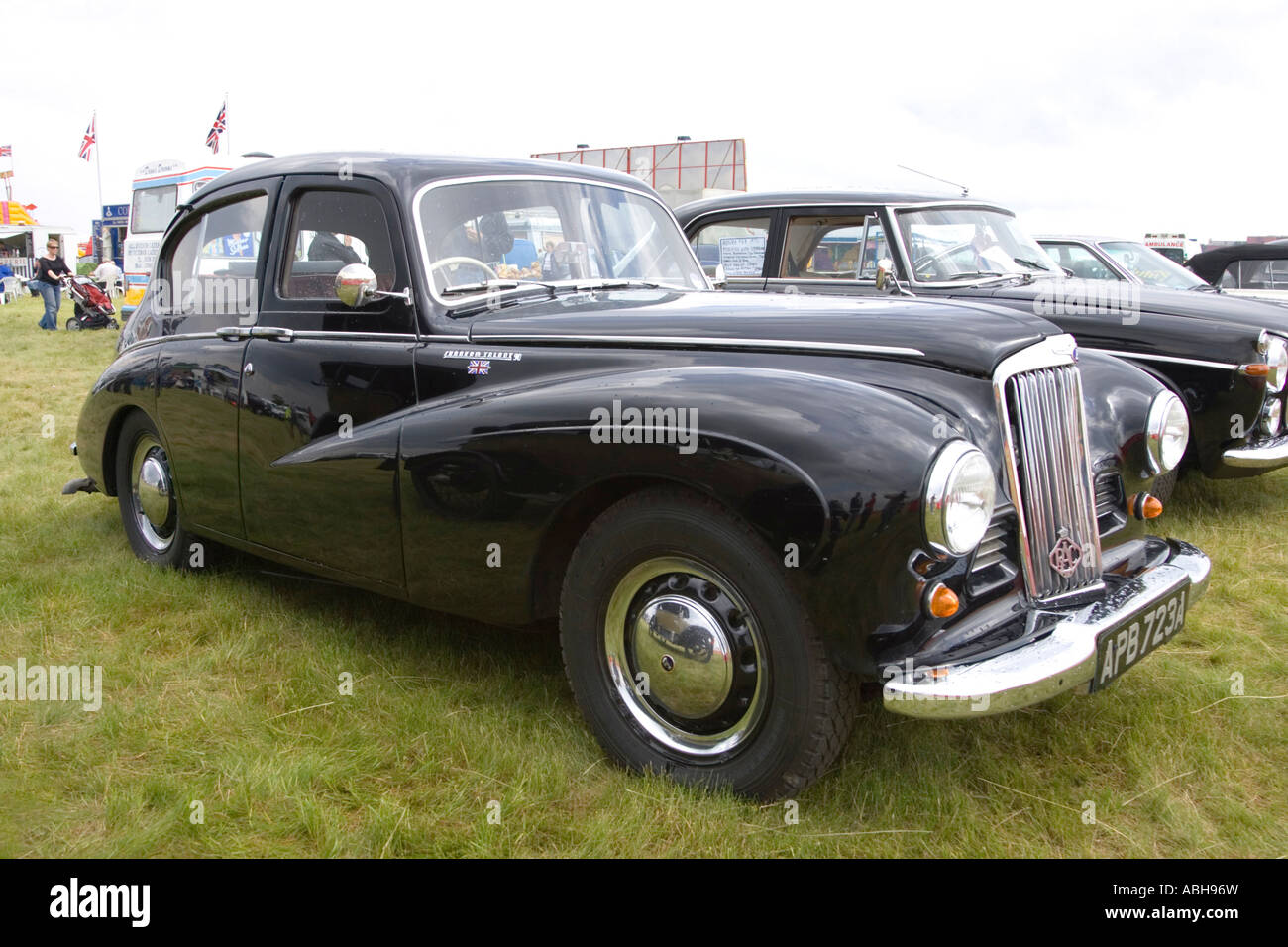 car on display at a car rally / show Stock Photo - Alamy