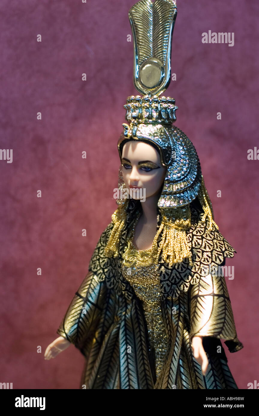 Liz Taylor Cleopatra doll 2004 - Mattel Barbie fashion doll Stock Photo ...