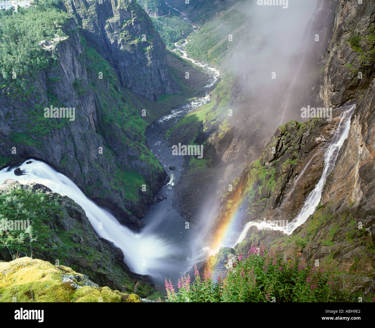 Voringsfossen hardanger norway Stock Photo - Alamy
