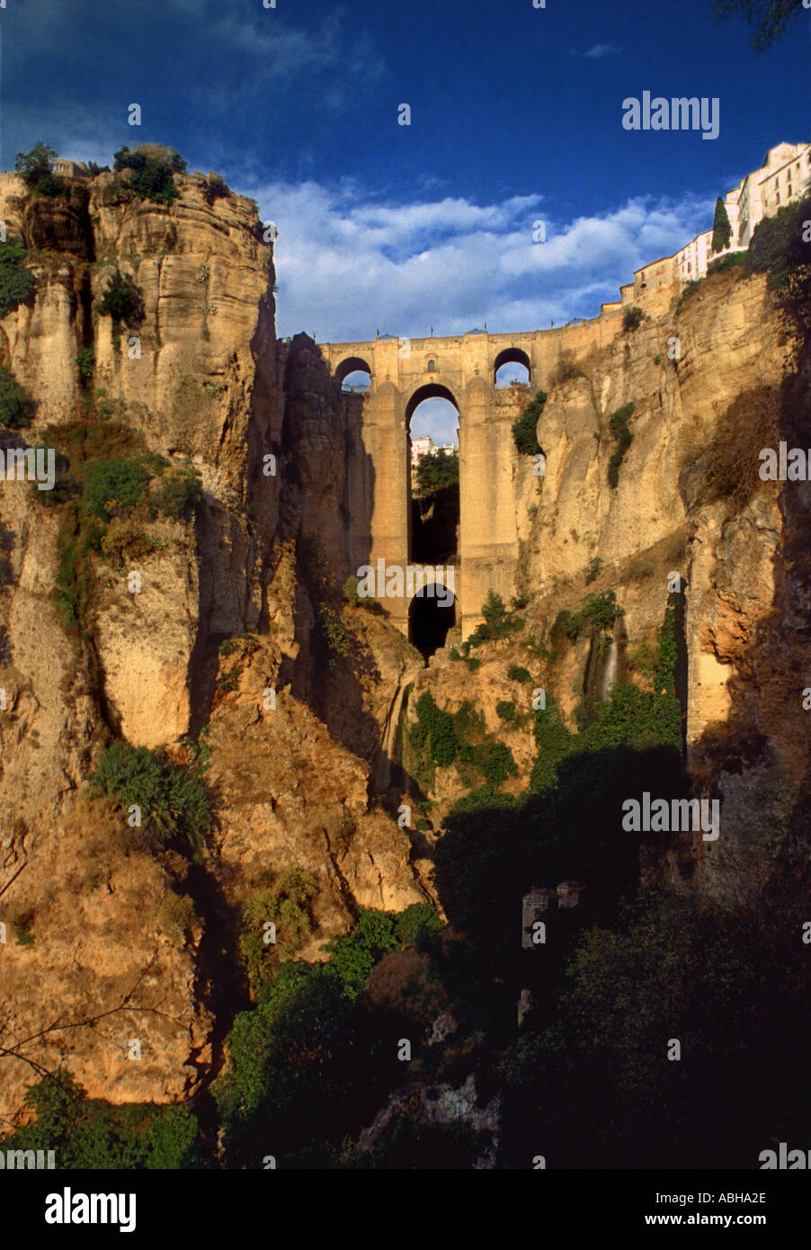 New Bridge Ronda Spain Stock Photo - Alamy