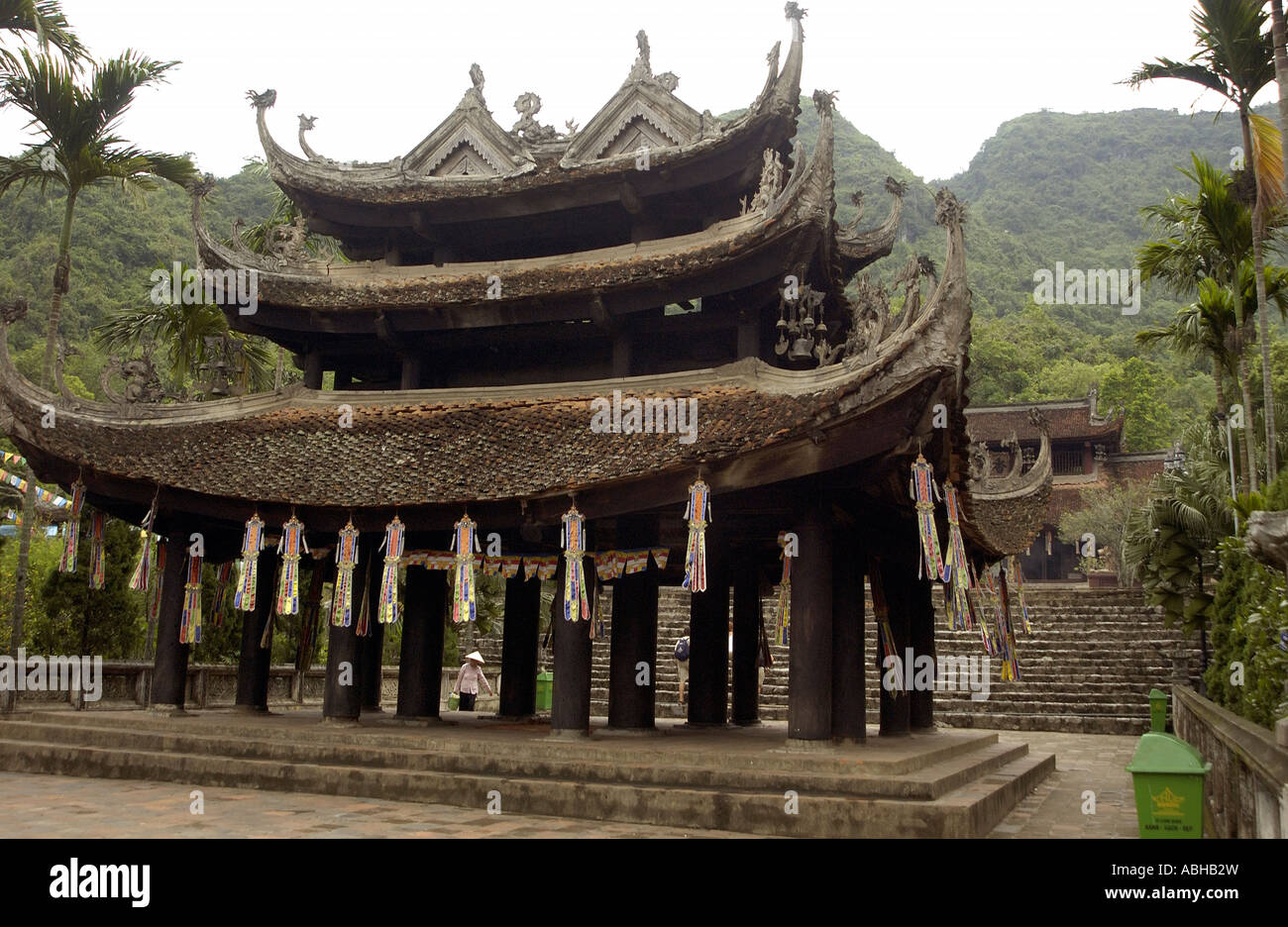 The citadel on the Yen Vi River near the Thien Mu pagoda Perfume Pagoda ...