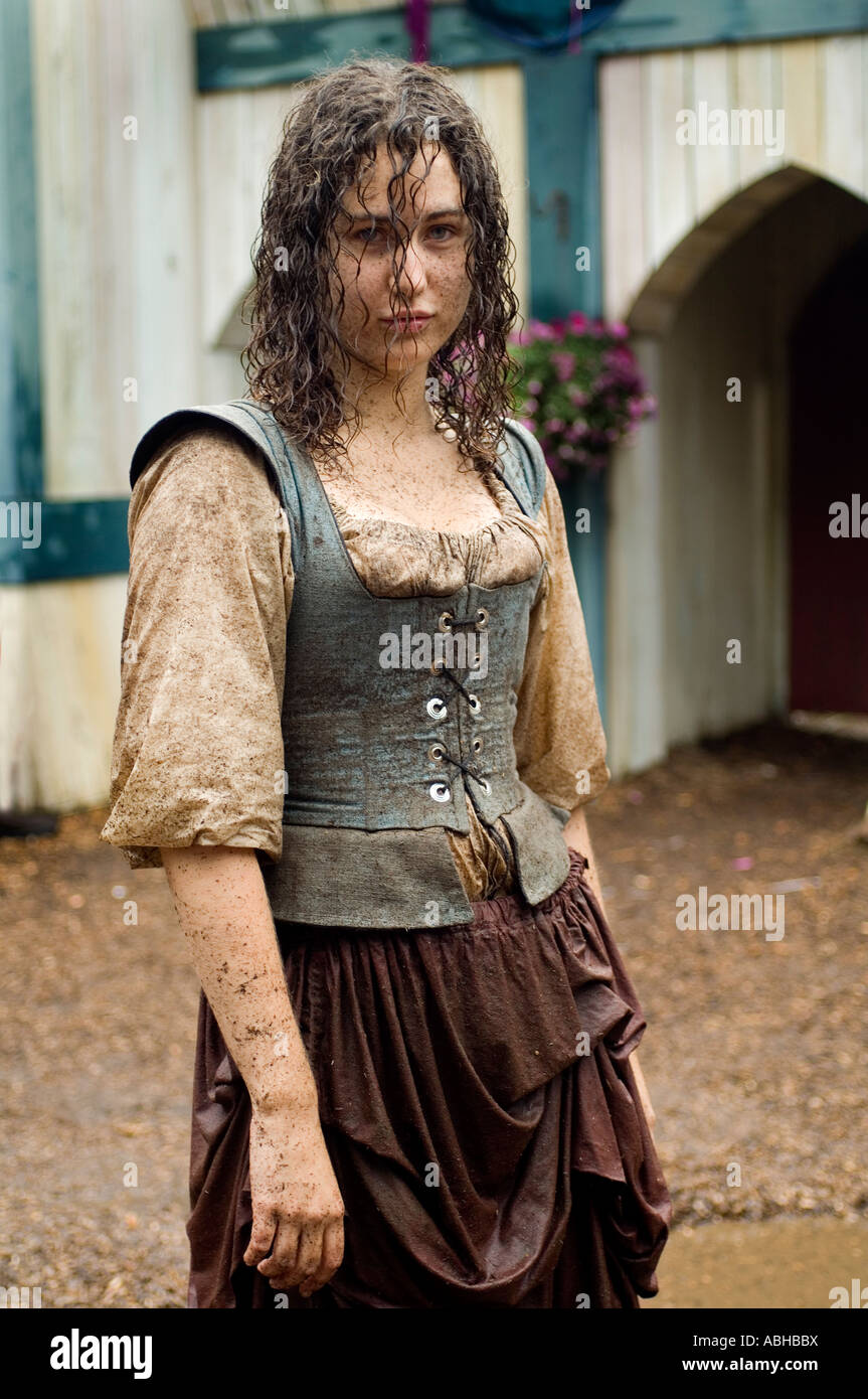 A muddy girl at the Minnesota Renaissance Festival Stock Photo - Alamy