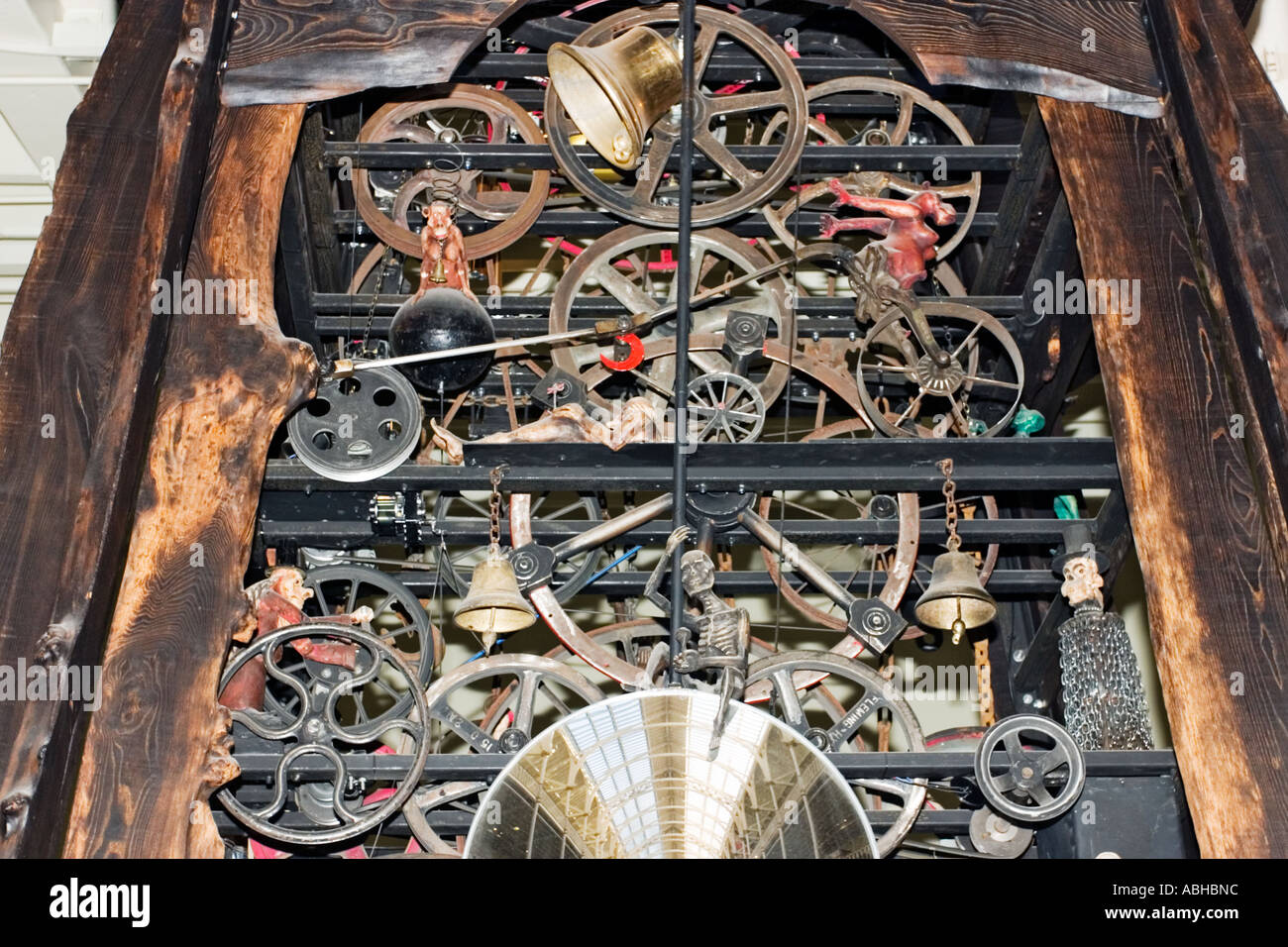 Detail of Millenium Clock sculpture on display at the Royal Museum in ...