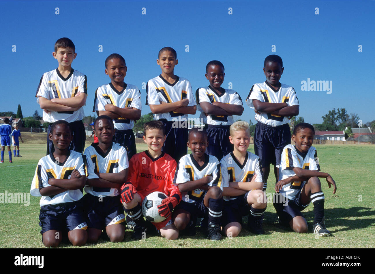 Soccer team Gauteng South Africa Stock Photo - Alamy