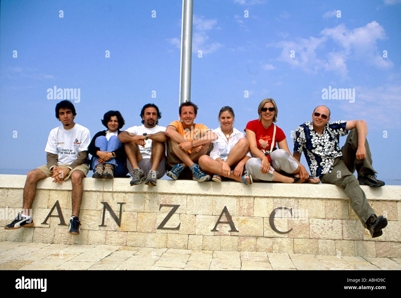 Turkish Kiwi and Australian representives photo call after arriving in ...