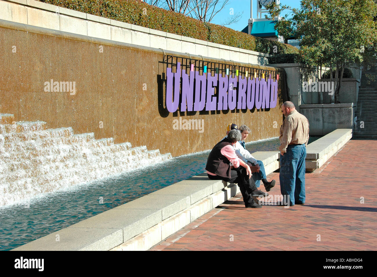 Underground atlanta georgia downtown hi-res stock photography and ...