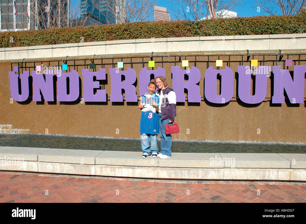 Underground area of downtown Atlanta Stock Photo - Alamy