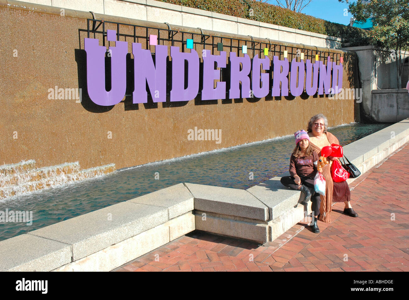 Underground area of downtown Atlanta Stock Photo - Alamy