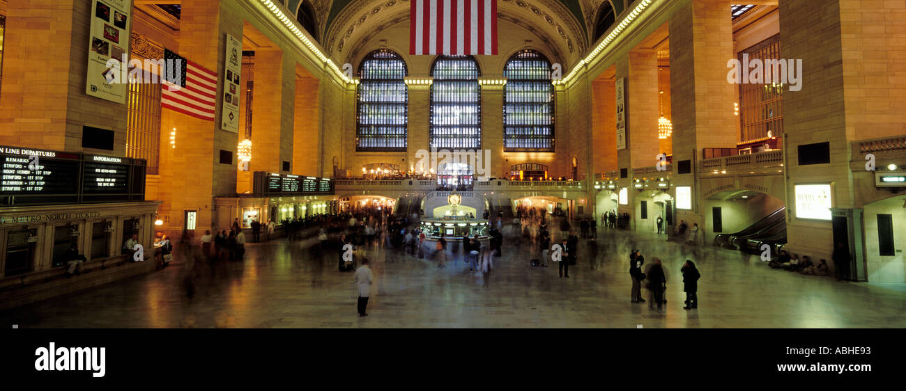 PANORAMIC VIEW OF GRAND CENTRAL STATION NEW YORK Stock Photo - Alamy