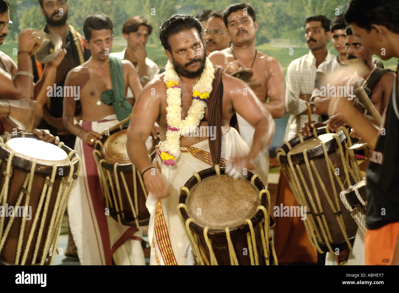 Kerala drums playing hi-res stock photography and images - Alamy