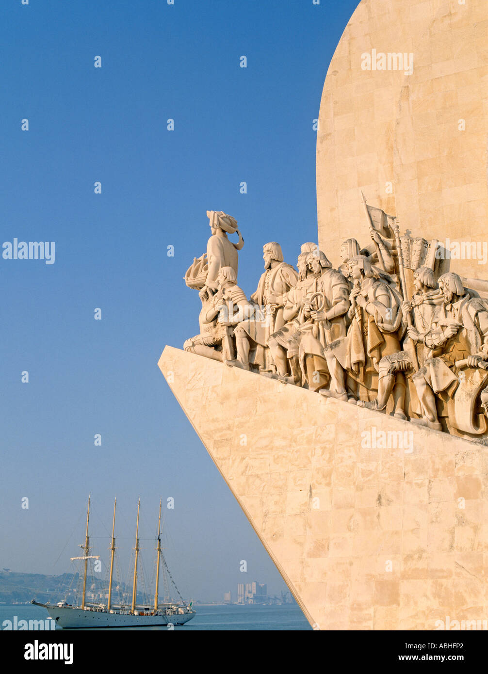 Lisbon Portugal Monument to the Discoverers Stock Photo - Alamy