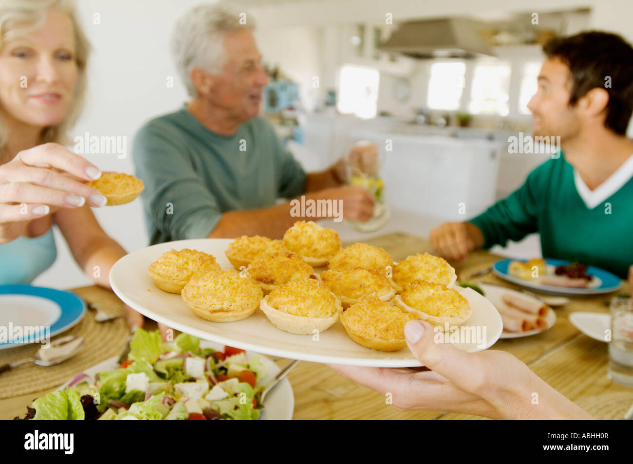 Eating at home 2 adults hi-res stock photography and images - Alamy