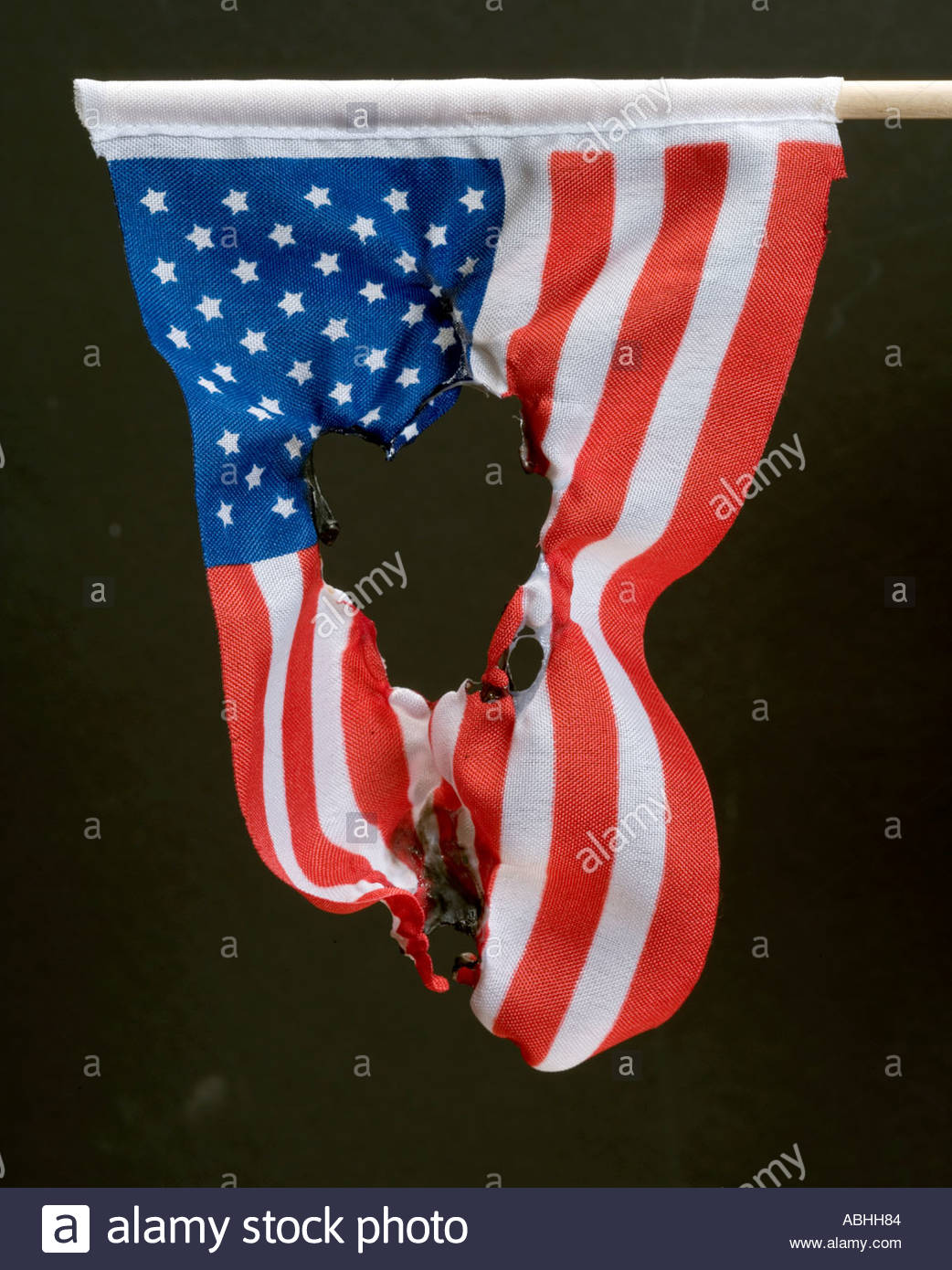 Burning Flag Stars Stripes Stock Photos & Burning Flag Stars Stripes ...