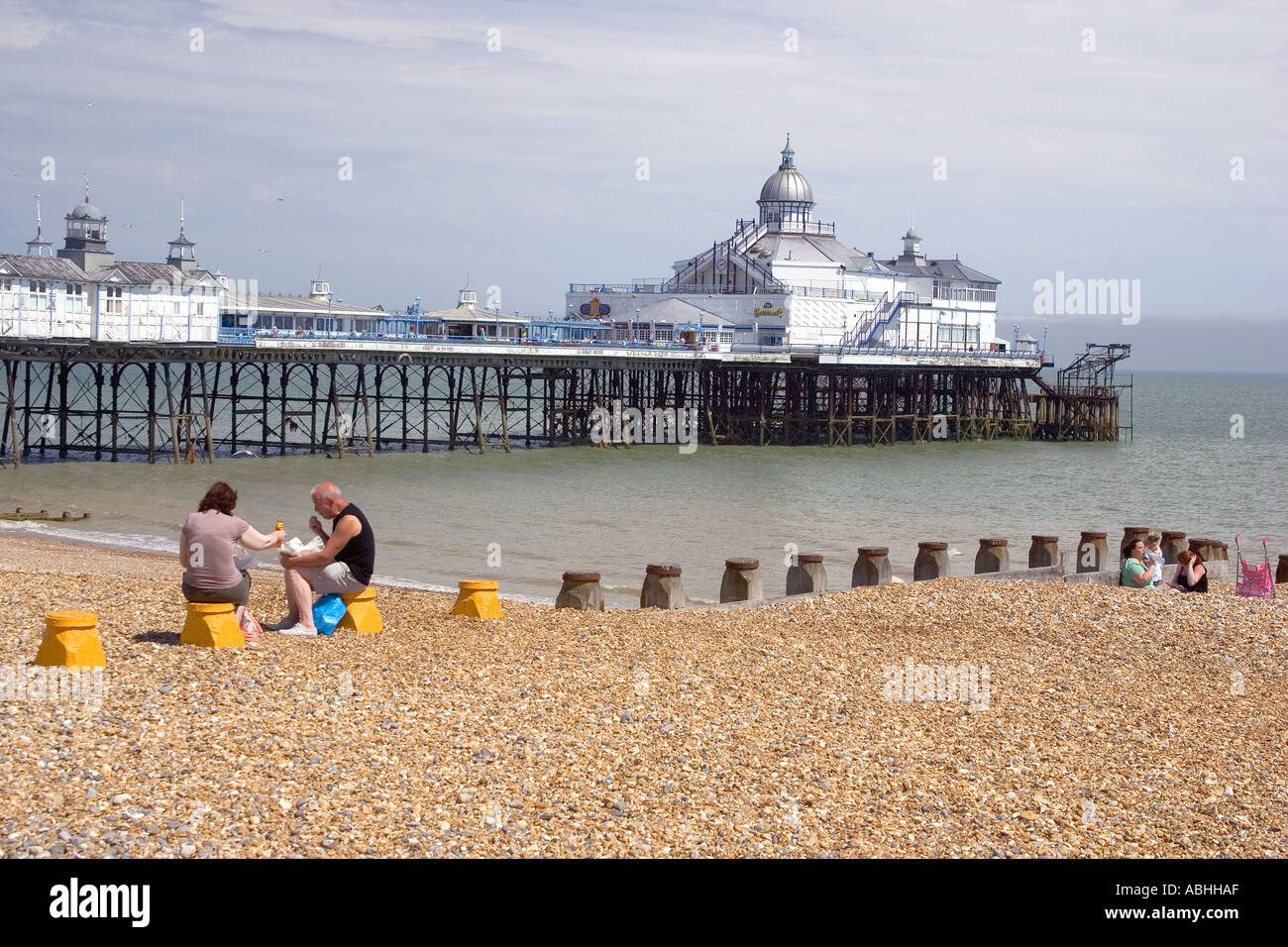 Eastbourne pier fire hi-res stock photography and images - Alamy