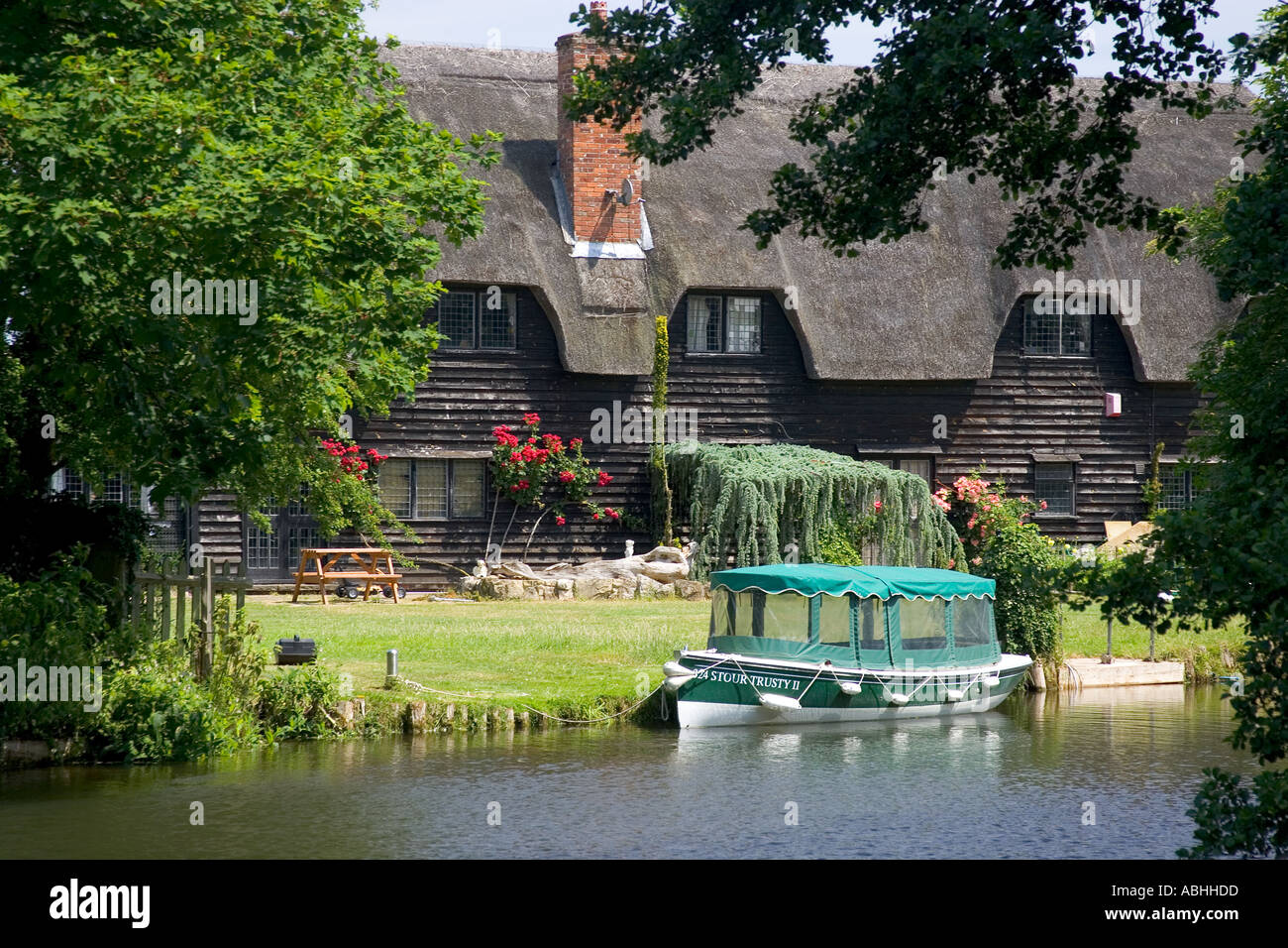 Boat flatford hi-res stock photography and images - Alamy
