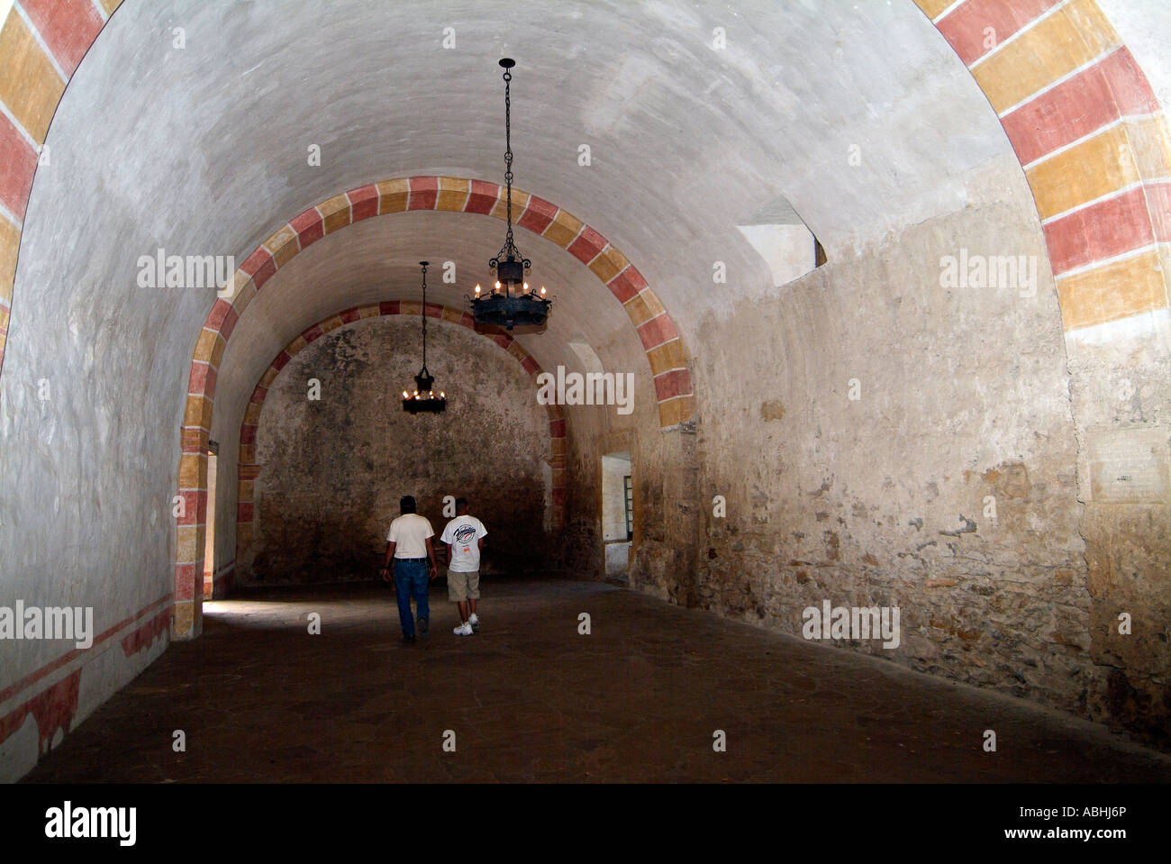 Inside Spanish mission church Mission Conception, 1731 Stock Photo - Alamy