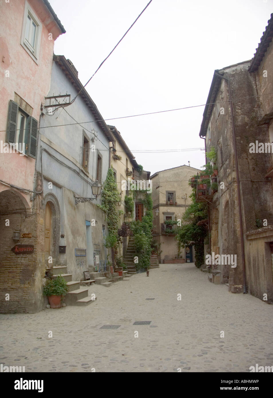 Calcata town centre hi-res stock photography and images - Alamy