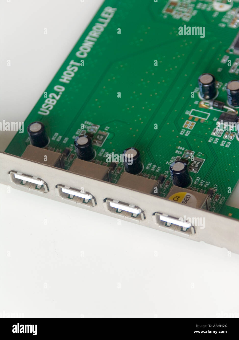 usb 2.0 pci controller ports Stock Photo - Alamy