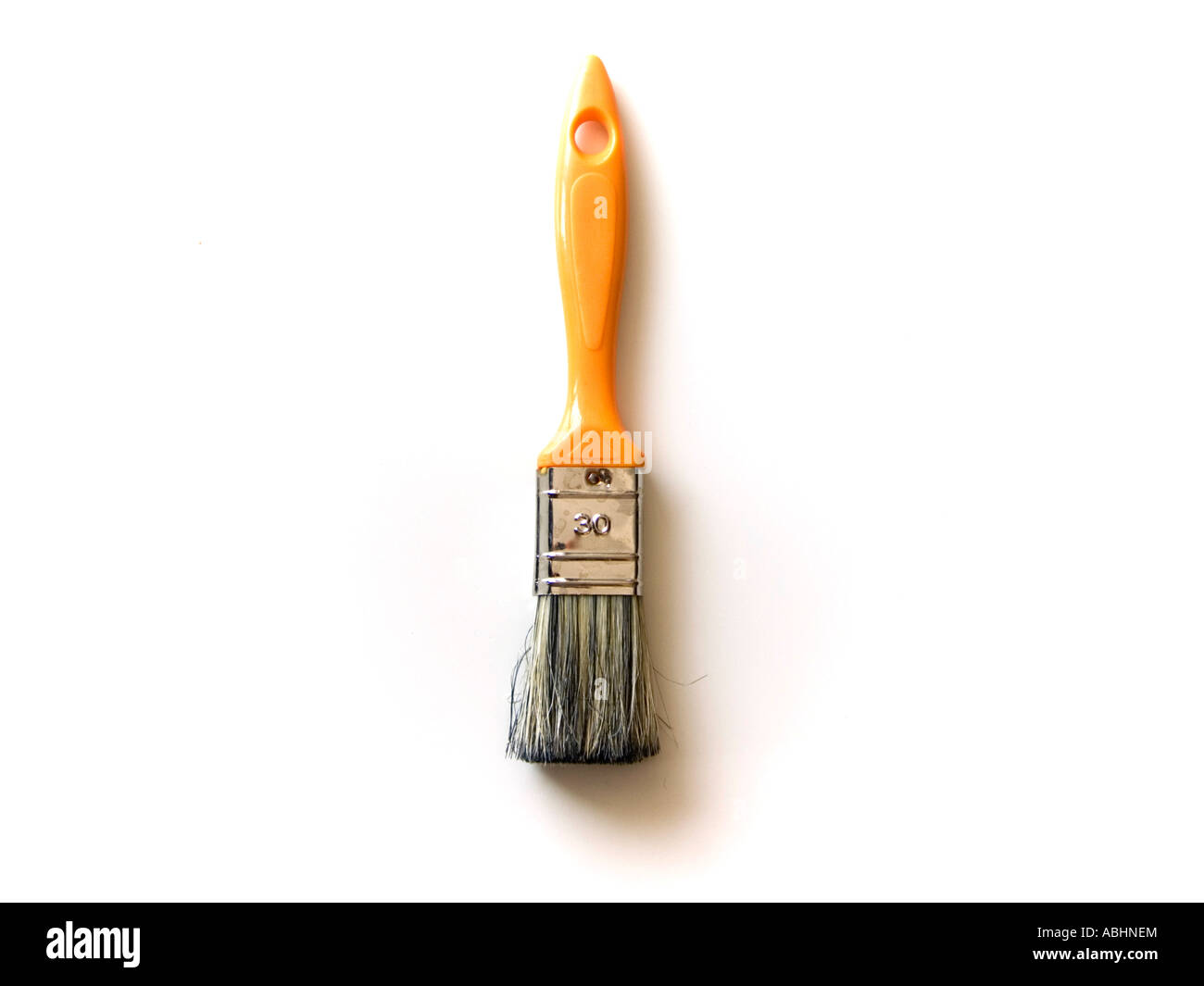 paintbrush close up on a white background Stock Photo - Alamy