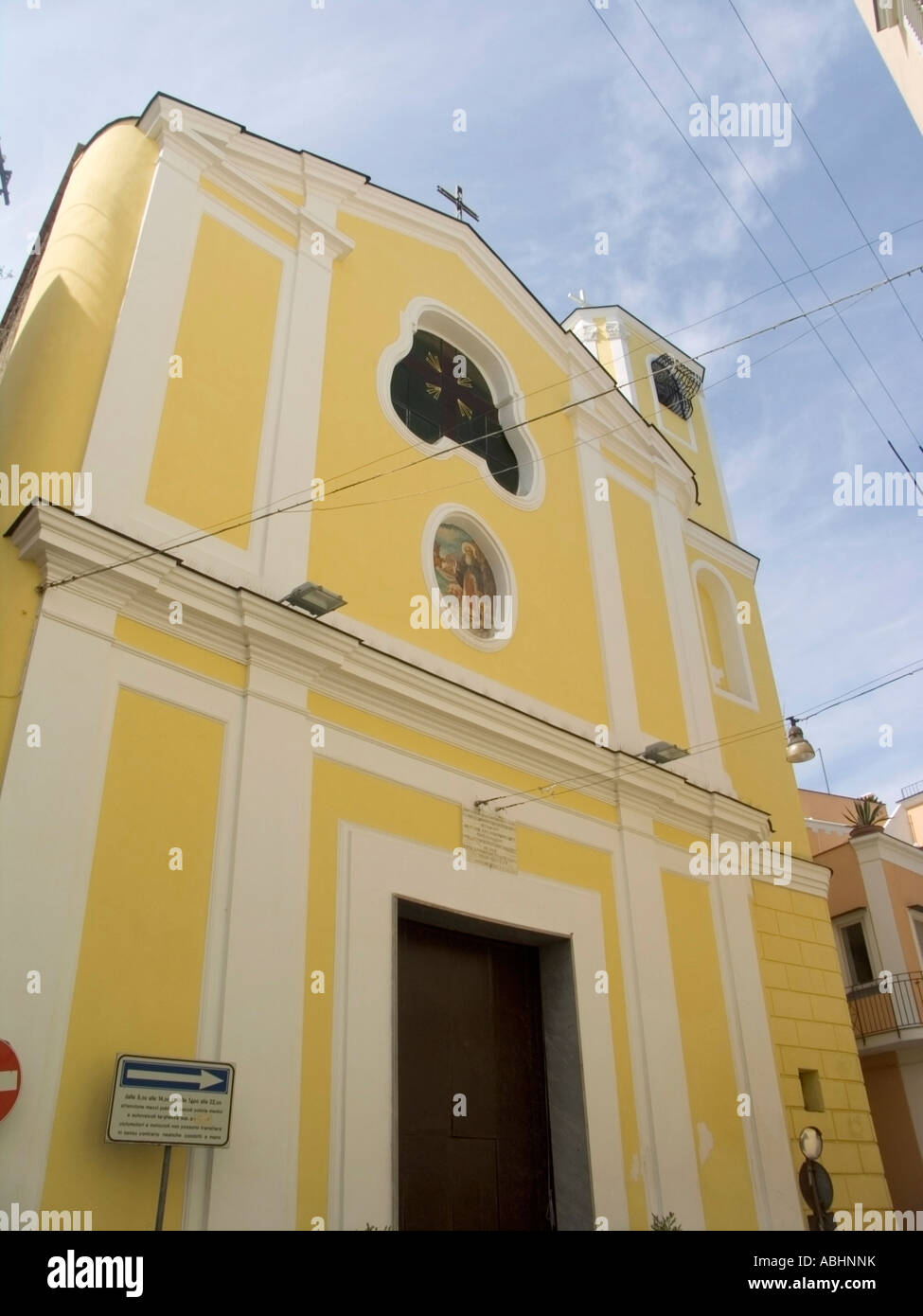 Italy Island of Procida Campania View church Chiesa di Sant Antuono ...
