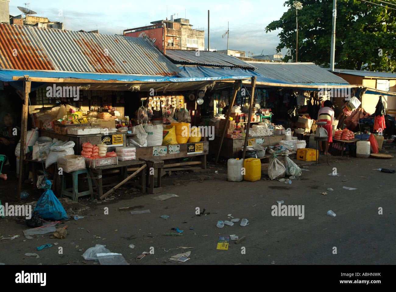 Local market near the harbour of Manado, North Sulawesi Stock Photo - Alamy