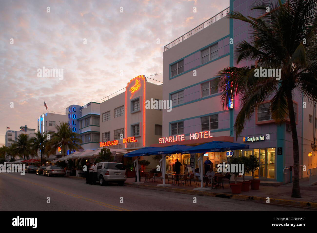 South Beach Miami Strip Night High Resolution Stock Photography and ...