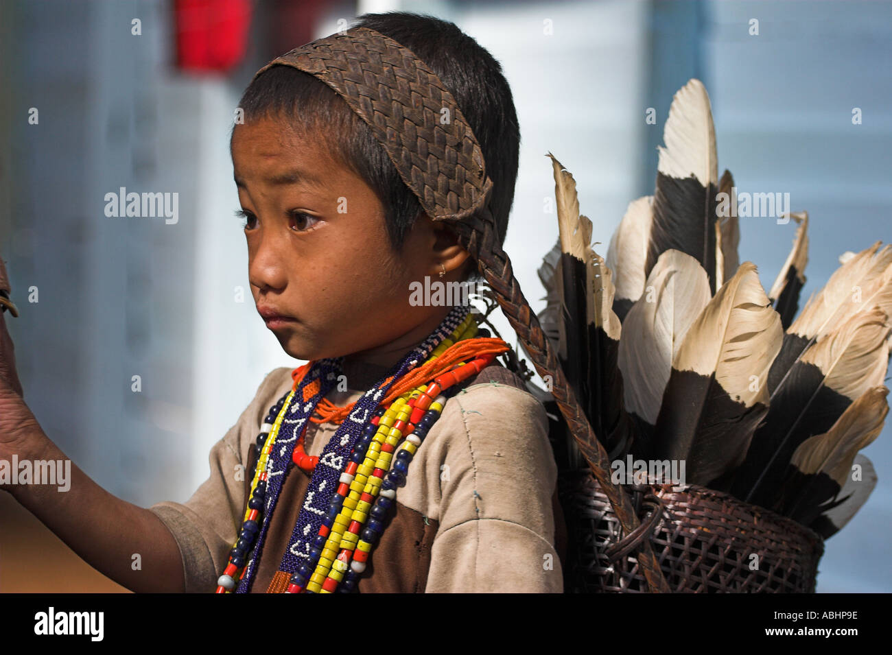 MYANMAR BURMA Sagaing Division Lahe village Naga New Year Festival Naga ...