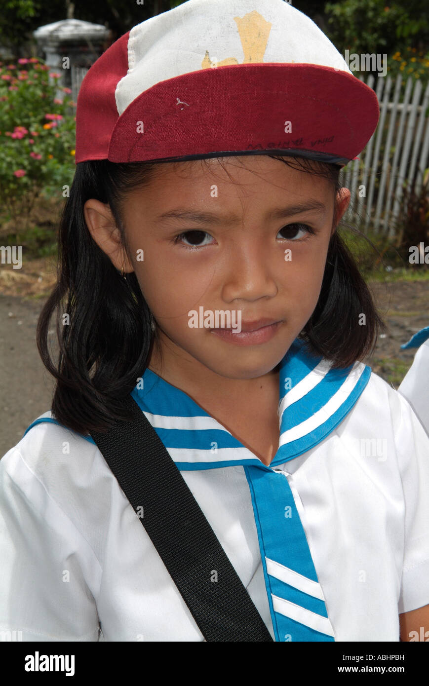 Young indonesian girl smiling, Manado, North Sulawesi Stock Photo - Alamy