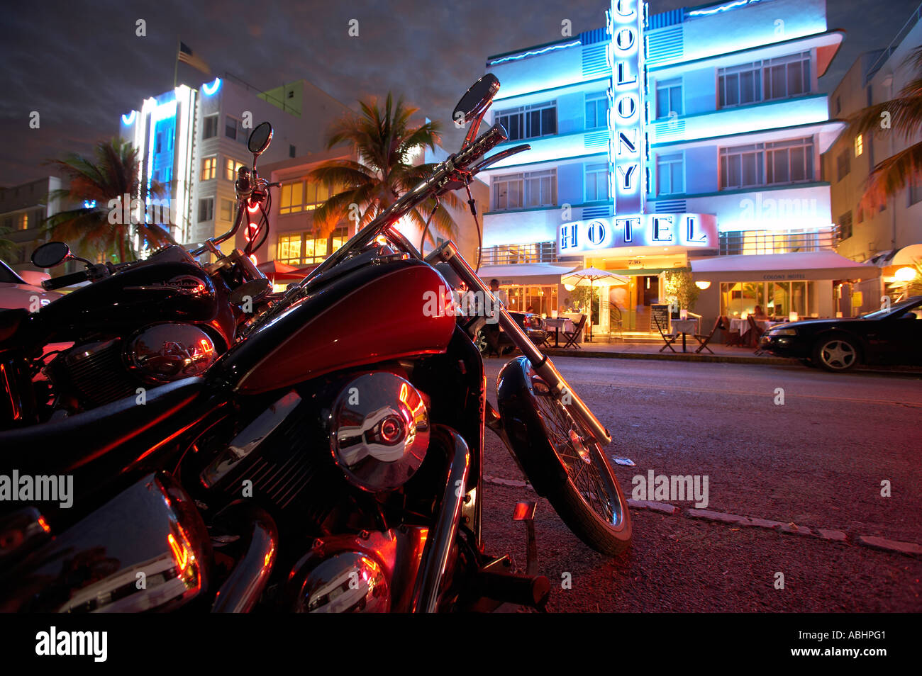 South Beach Miami Strip Night High Resolution Stock Photography and ...