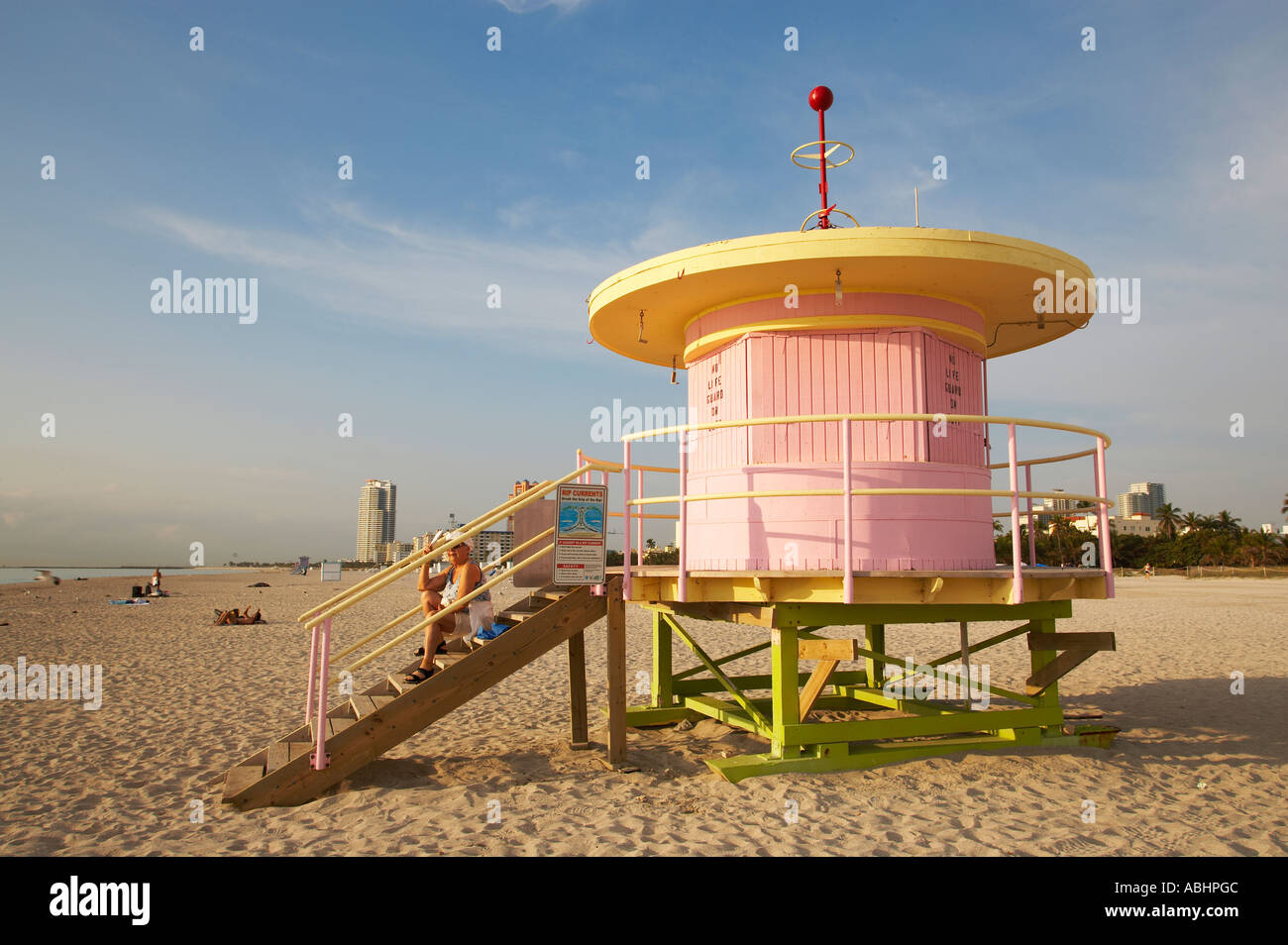 Art Deco style lifeguard tower designed by Ken Scharf Beach South Beach ...
