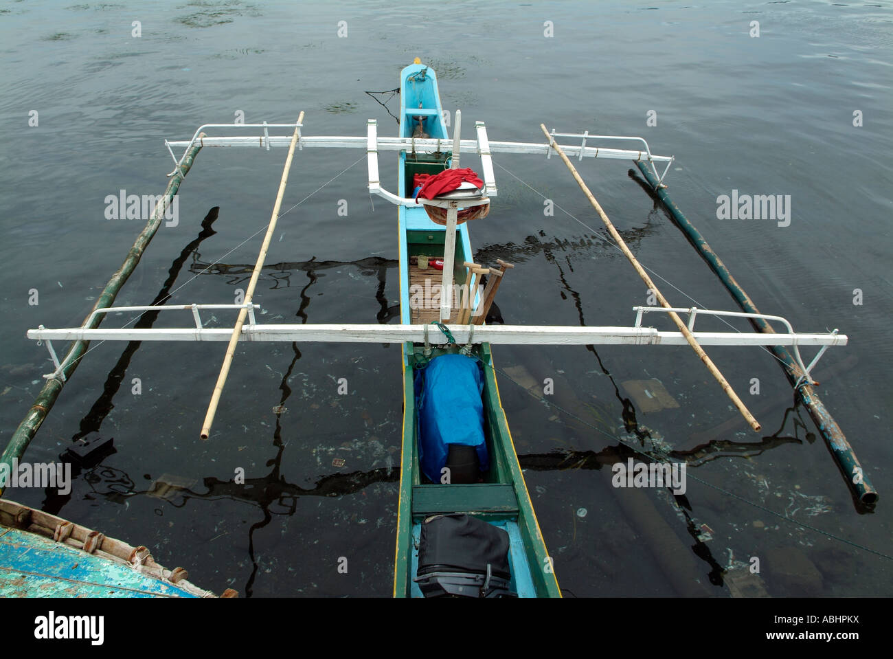 Local fishing boat in the harbour of Manado Stock Photo - Alamy