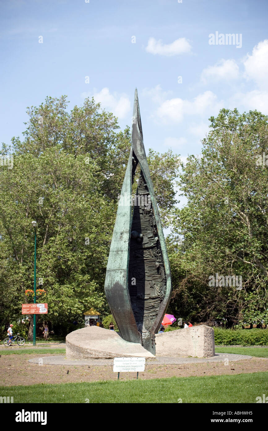 Centennial Monument Centenariumi emlekmü at Margaret Island Budapest ...