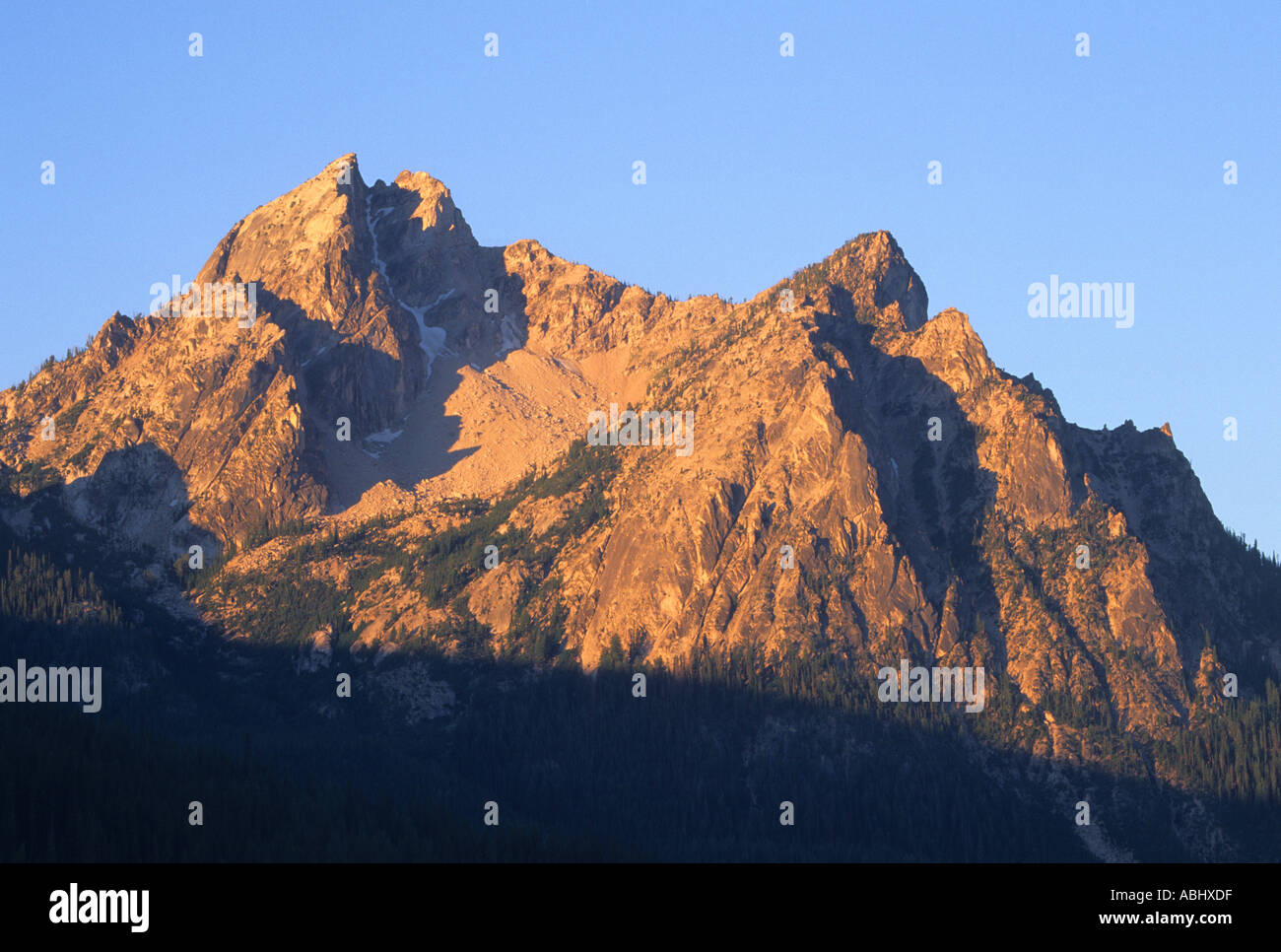 The Sawtooth Mountain Range in the Sawtooth National Recreation Area ...