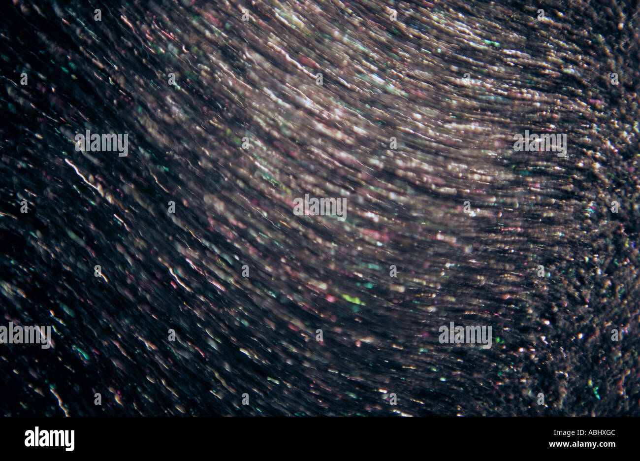 Diamond Dust or Ice Snow crystal flow visualization in freezer chamber ...