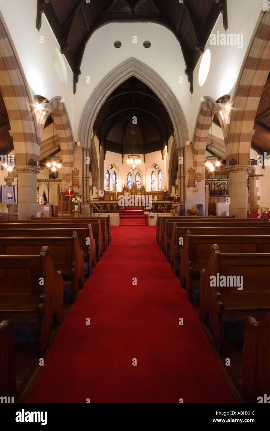 St Stevens Church Interior Congleton Cheshire UK Stock Photo - Alamy