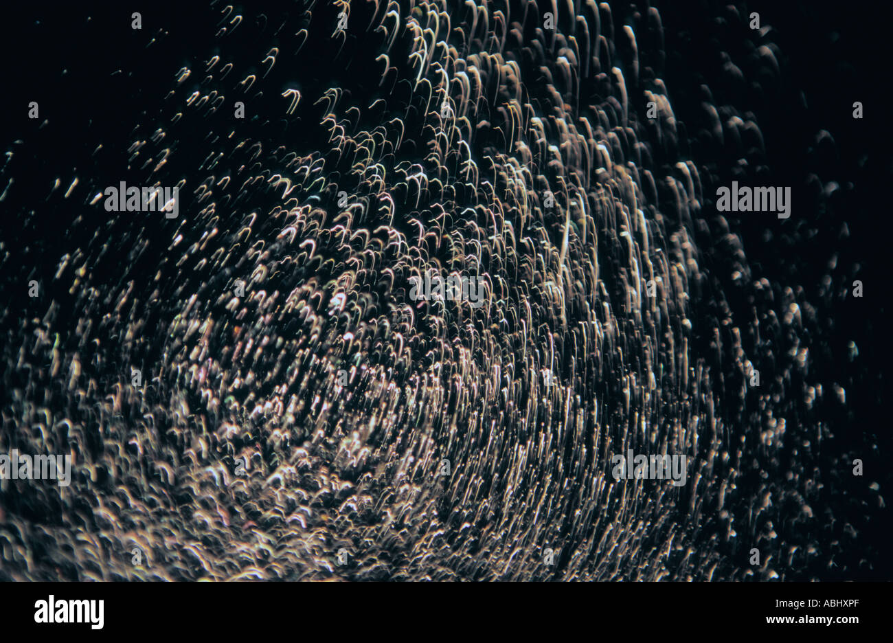 Diamond Dust or Ice Snow crystal flow visualization in freezer chamber ...
