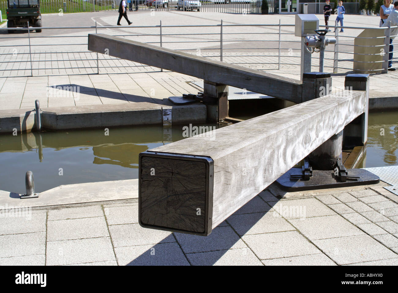 Lock gates. Falkirk Wheel, Scotland, UK Stock Photo - Alamy