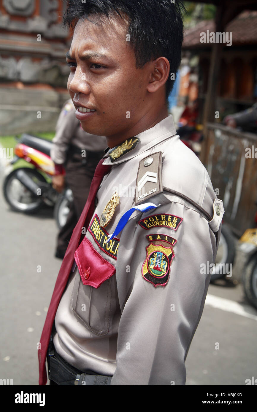 Tourist police in Klungkung, Bali, Indonesia Stock Photo - Alamy