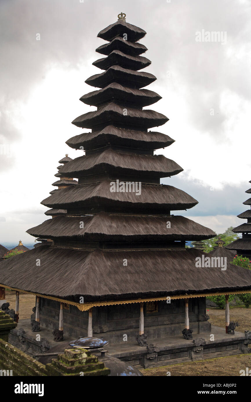 Tower at Besakih temple, Bali, Indonesia Stock Photo - Alamy