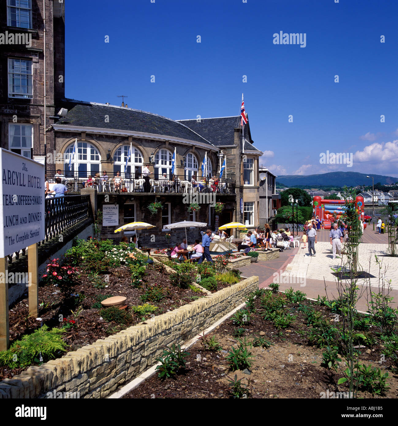 ARGYLE HOTEL DUNOON Stock Photo - Alamy