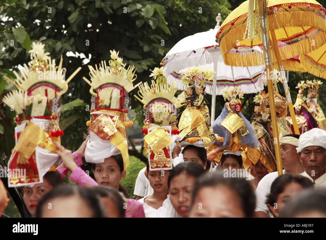 Temple procession, Ubud, Bali, Indonesia Stock Photo - Alamy