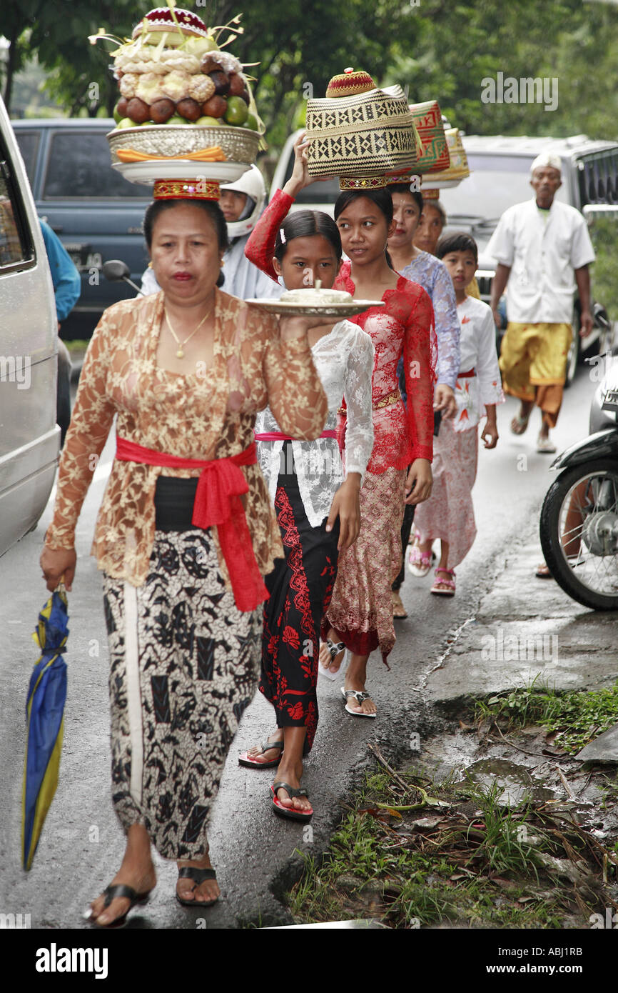 Temple procession, Ubud, Bali, Indonesia Stock Photo - Alamy