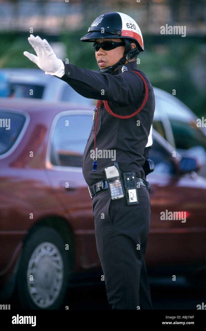 Traffic policeman with whistle hi-res stock photography and images - Alamy