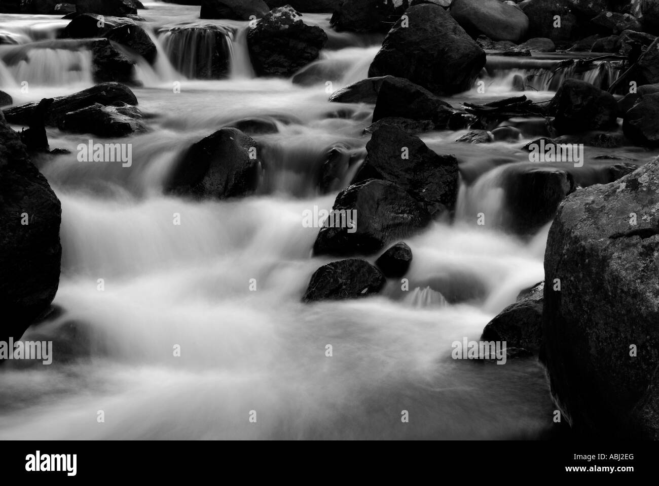 Torrent in Rocky Mountain National Park in Colorado State Stock Photo ...
