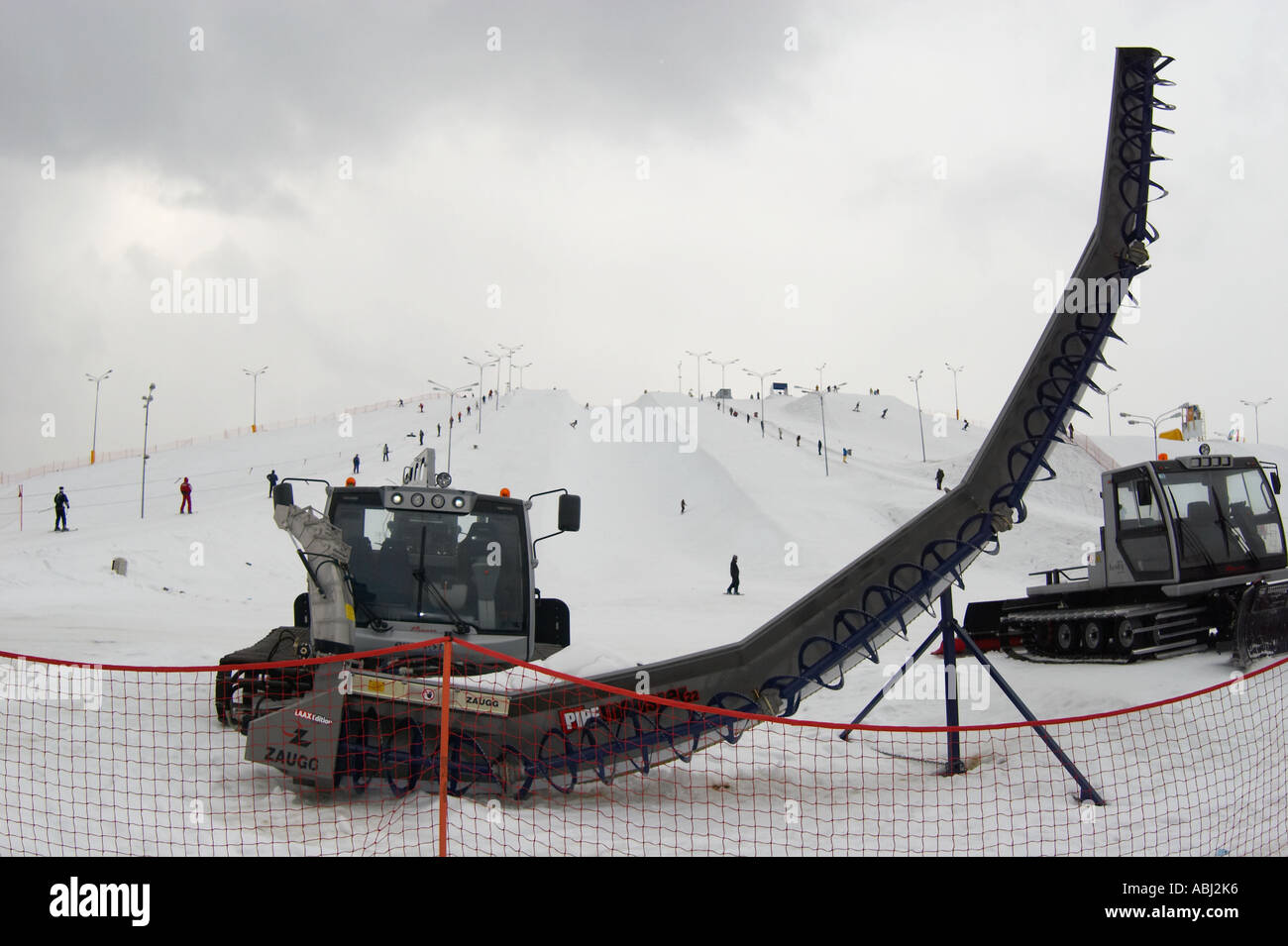 Ratrack and half pipe 1 Stock Photo - Alamy