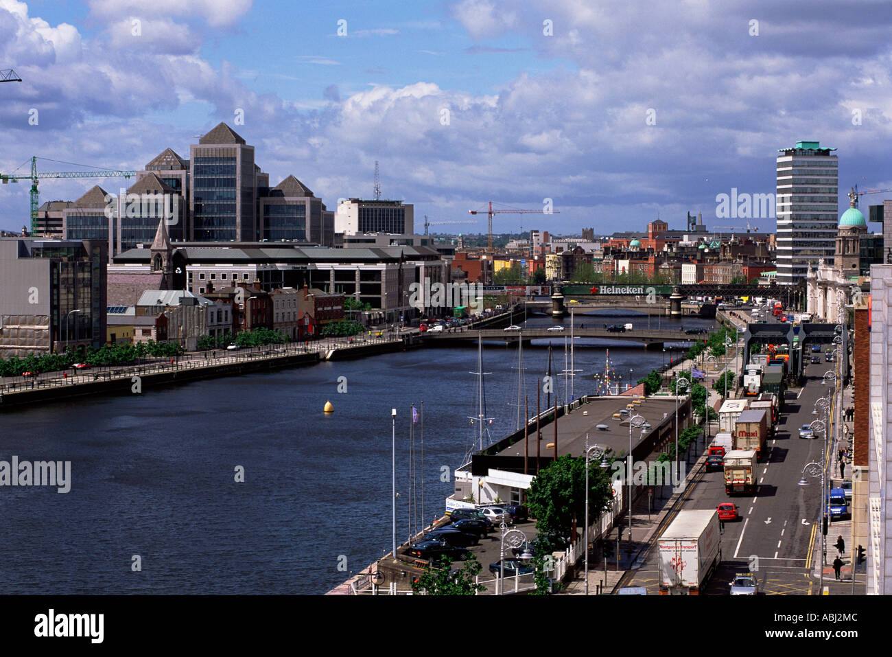 The Quays, Dublin, River Liffey, Ireland Stock Photo - Alamy