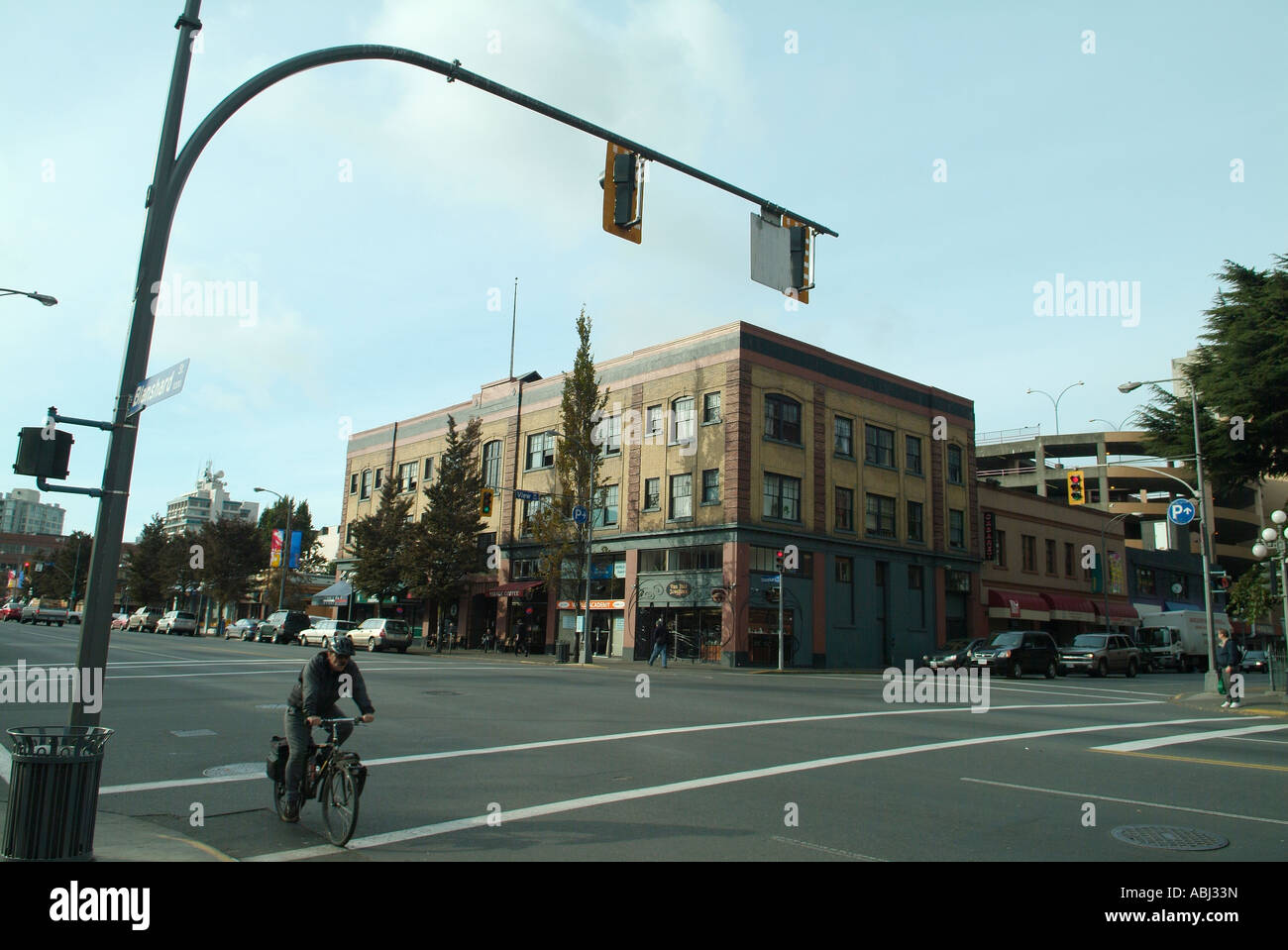 Downtown of Victoria, city of Vancouver Island Stock Photo - Alamy